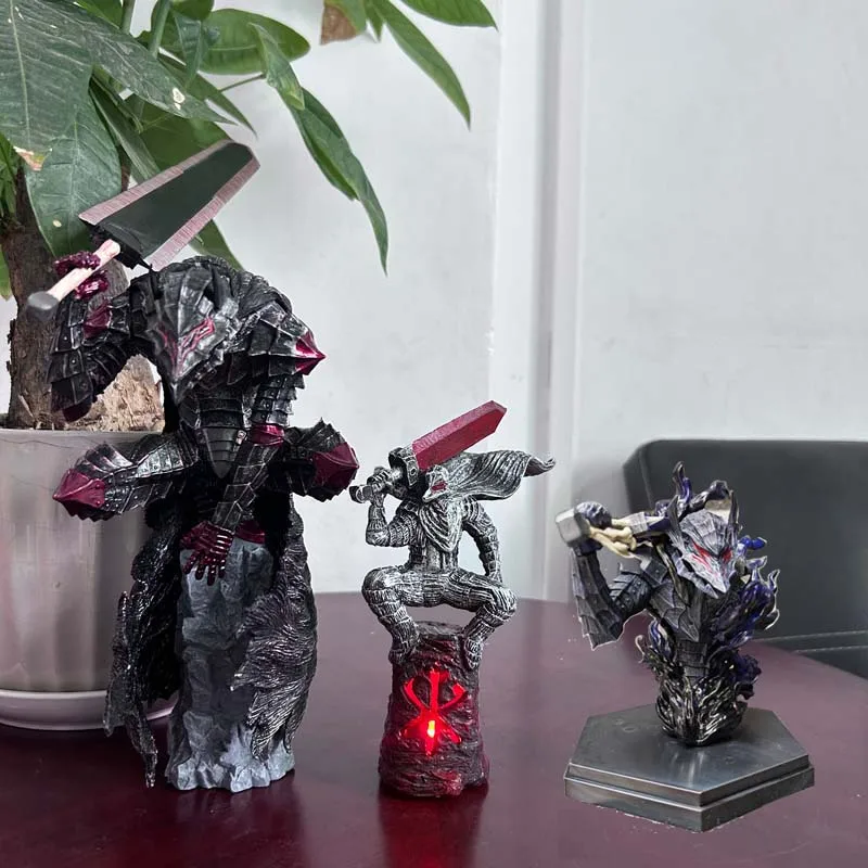 Berserk-Armor-Bust-Guts-Figure-Statue-Night-Light-Resin-Crafts-Black ...