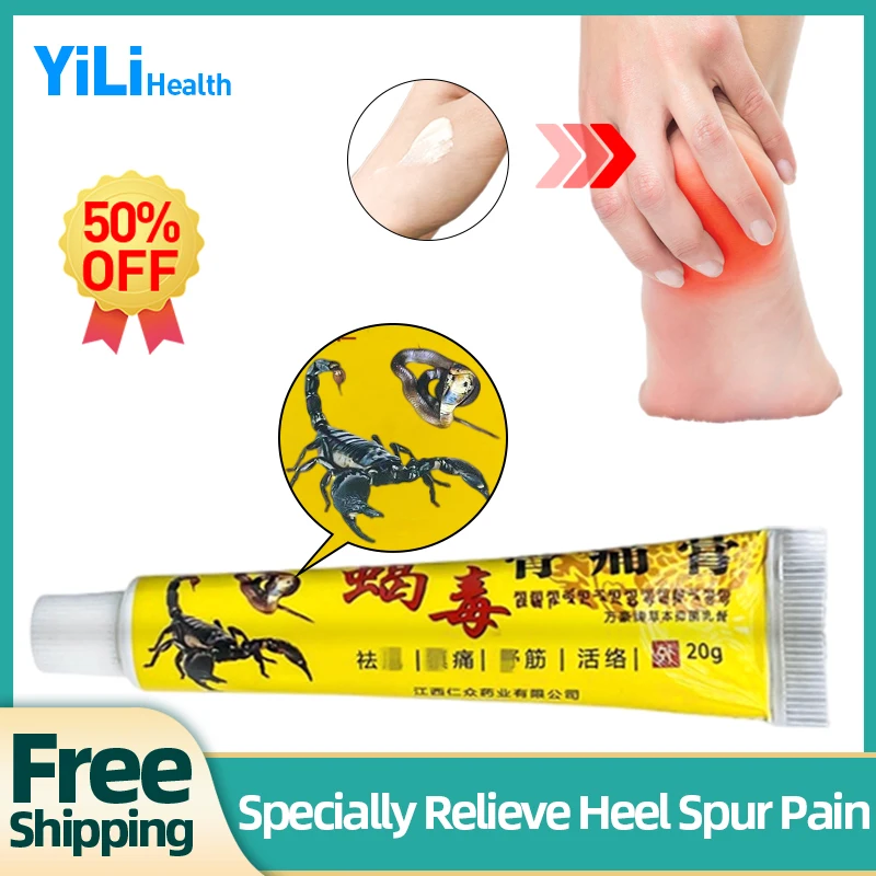 Heel-Spurs-Pain-Relief-Scorpion-Cream-Fasciitis-Plantar-Therapy ...