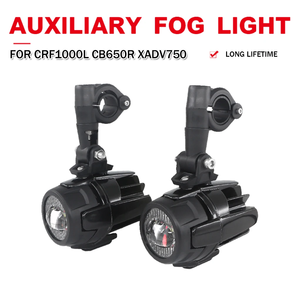 Universal Motorcycle 40W Fog Light Assembly LED For Honda CRF1000L X ...