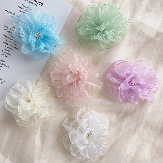 Organza Fabric Flower Tutorial