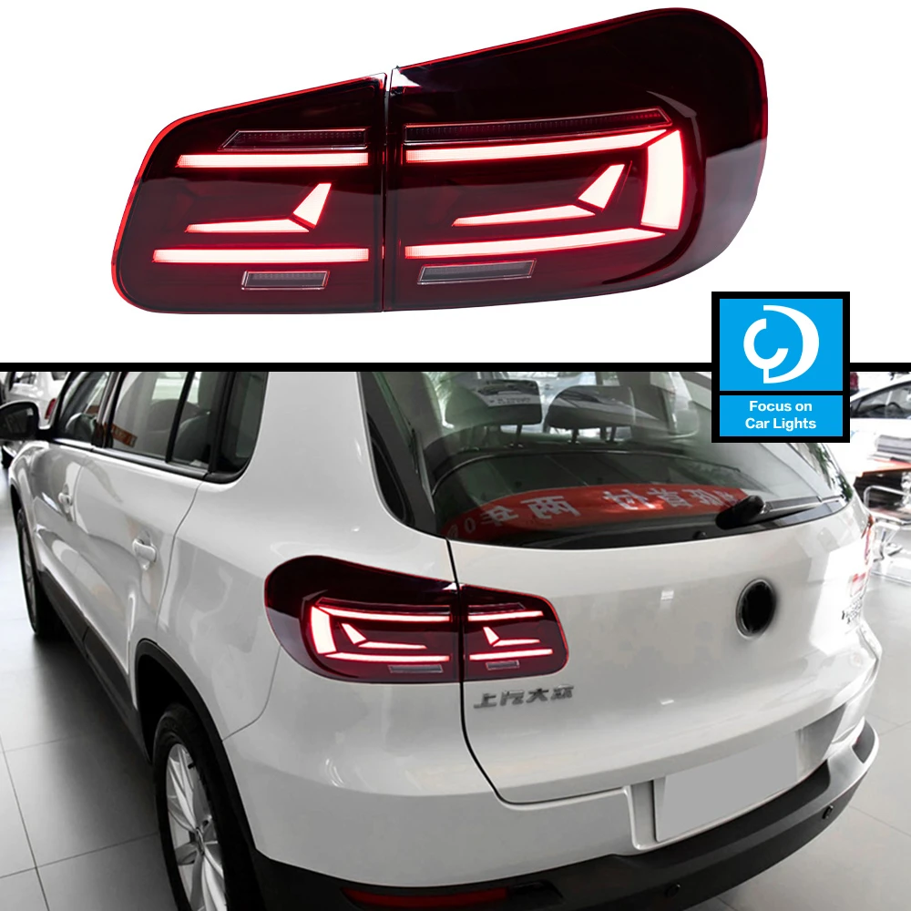 Taillights Styling For VW Tiguan Tail Light 2009 2016 Type Tail Light ...