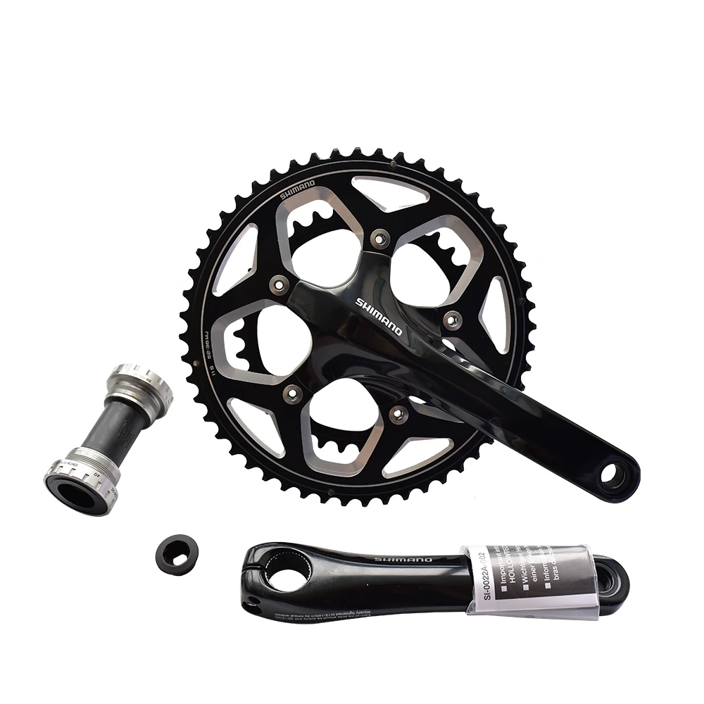 Shimano platos y bielas FC RS500 para bicicleta de carretera, manivela ...