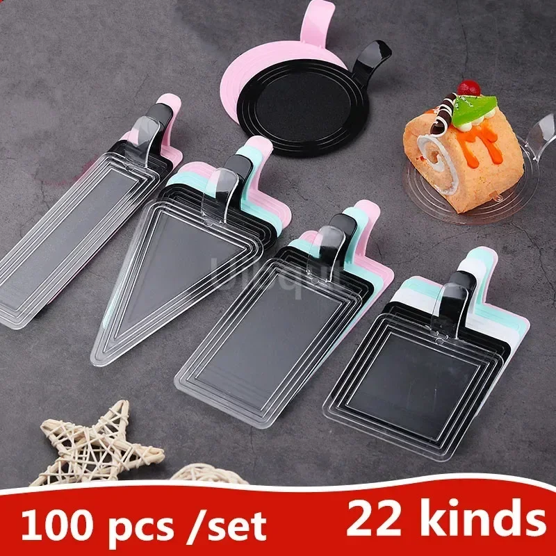 100pcs-Set-Cake-Cardboard-Golden-Paper-Board-Silver-baking-Mousse-Mat ...