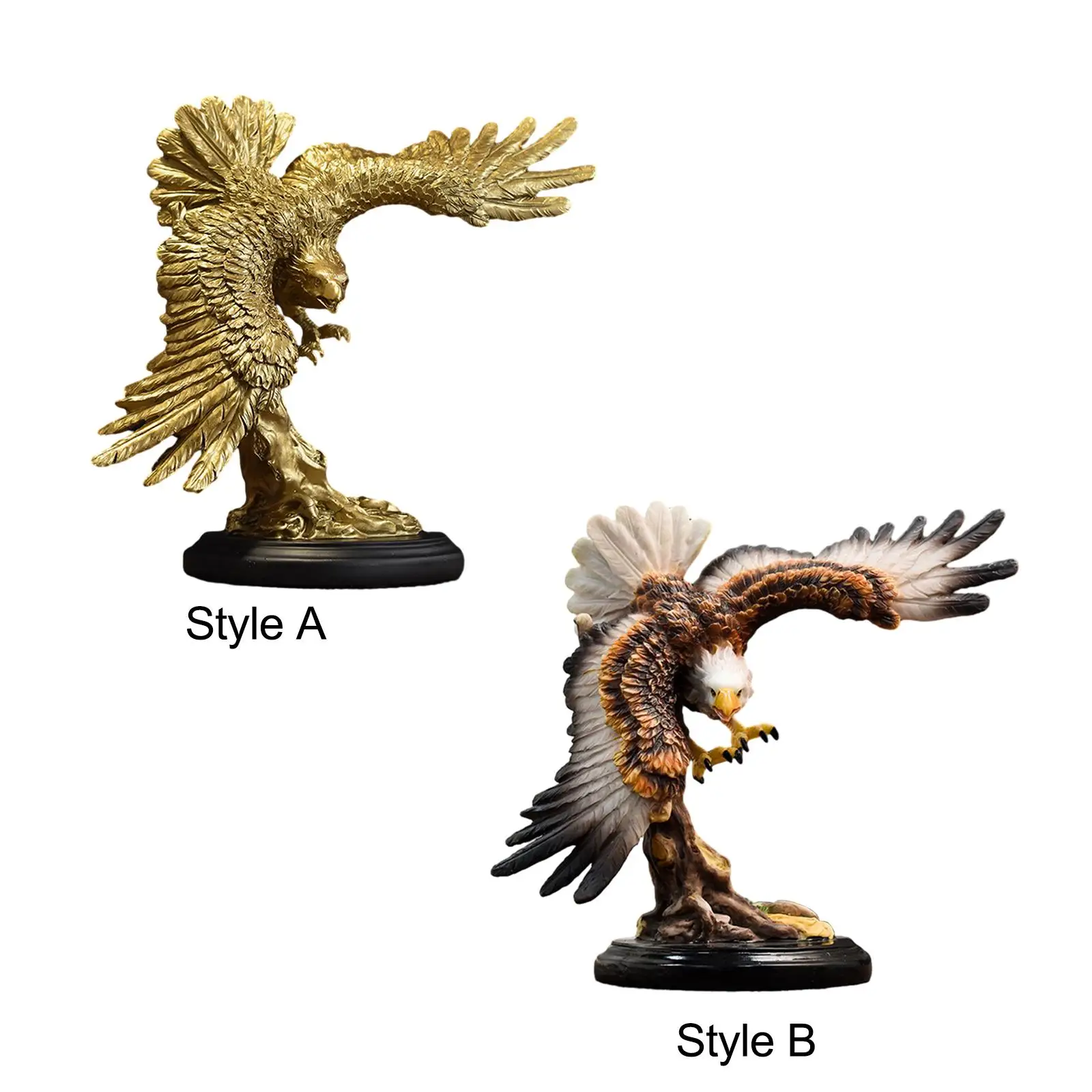 Eagle Statue Decoration Art Home Decor Collection Animal Sculpture for ...