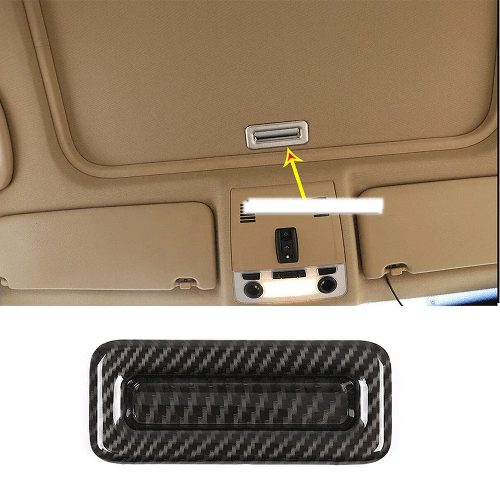 Car-Roof-Skylight-Handle-Frame-Carbon-Fiber-Black-Trim-Sunroof-Handle ...