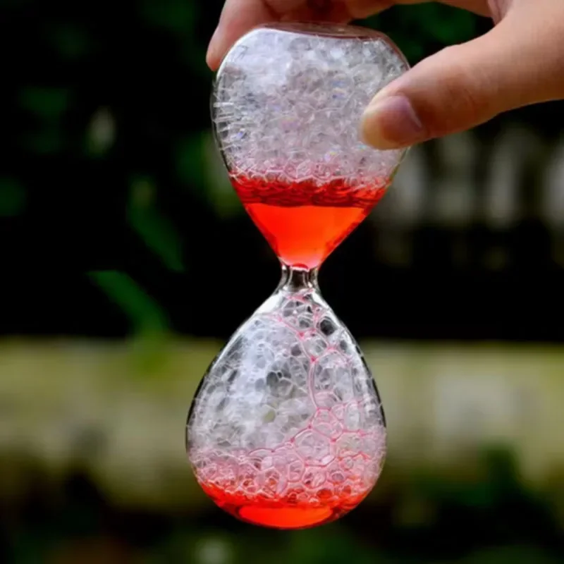 Multicolor-Glass-Dreamful-Bubble-Hourglass-Creative-Sand-Clock-Liquid ...