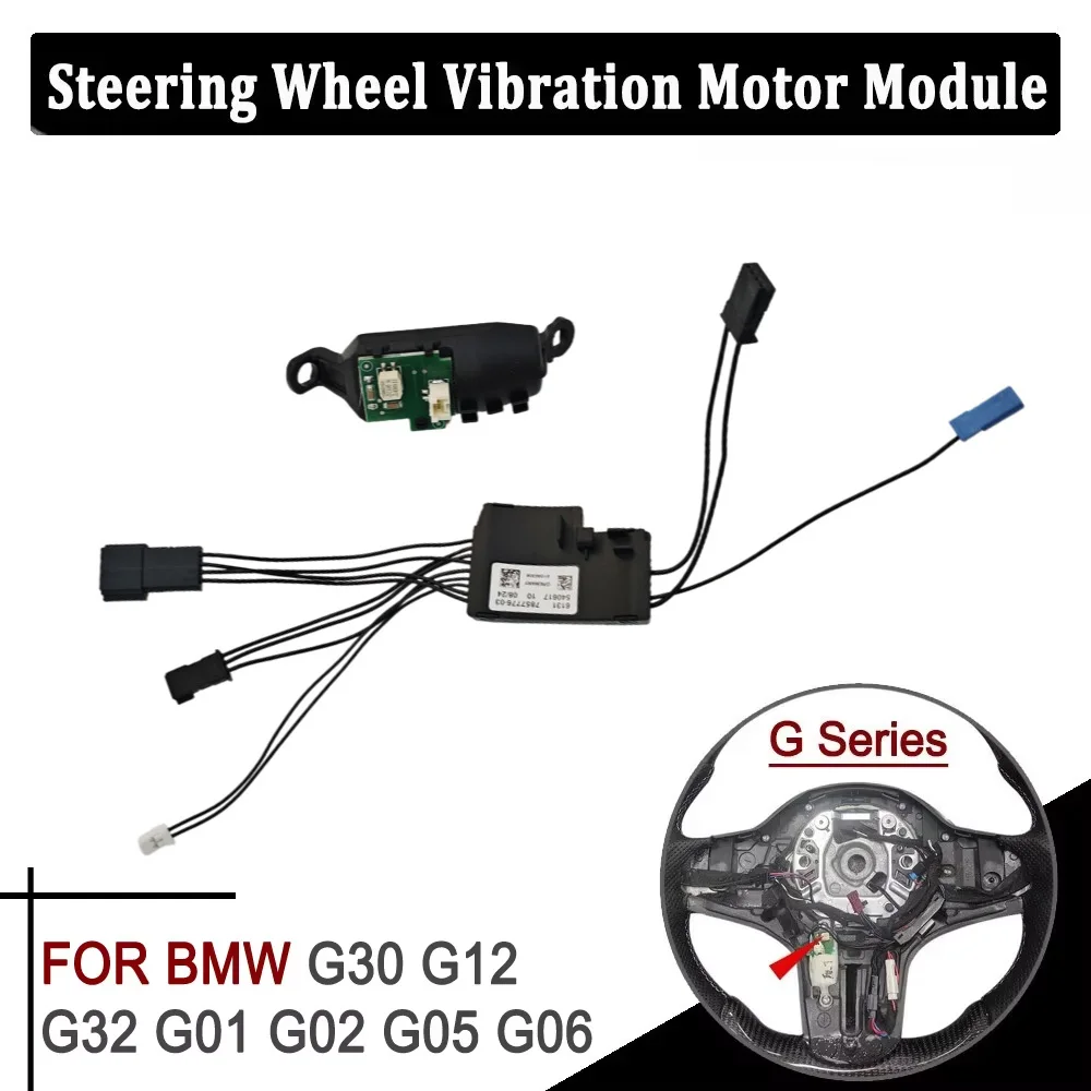 With Heating Steering Wheel Vibration Motor Module For BMW G Series G30 ...