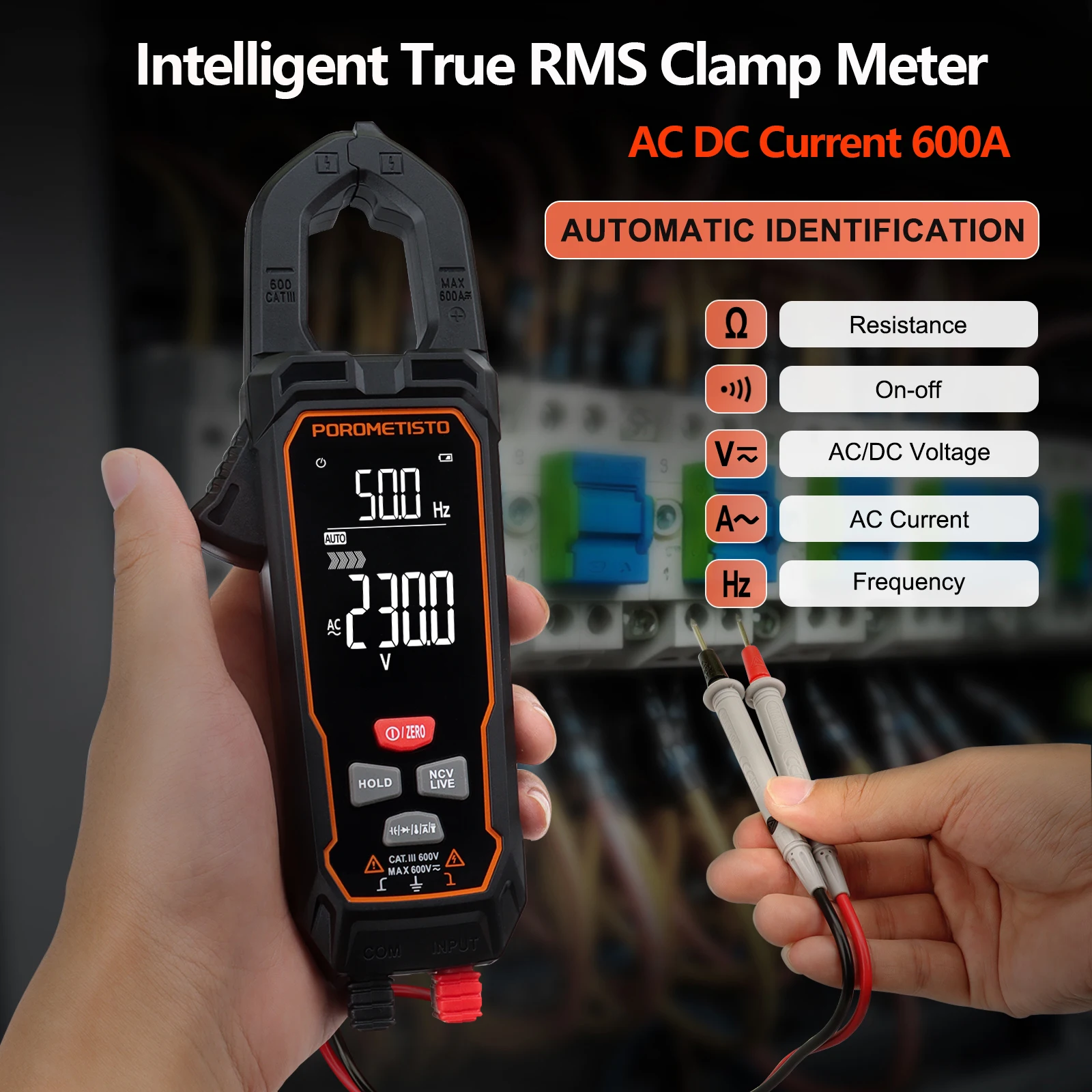 Digital-Inteligente-Clamp-Meter-9999-Contagens-Alcance-Autom-tico-True ...