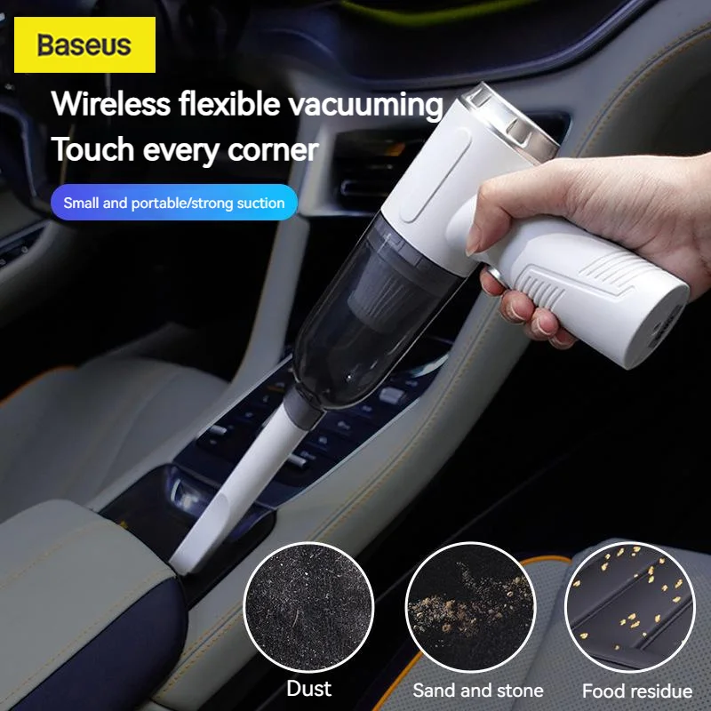 Baseus Wireless Portable Car Vacuum Cleaner High-power Suction Blowing ...