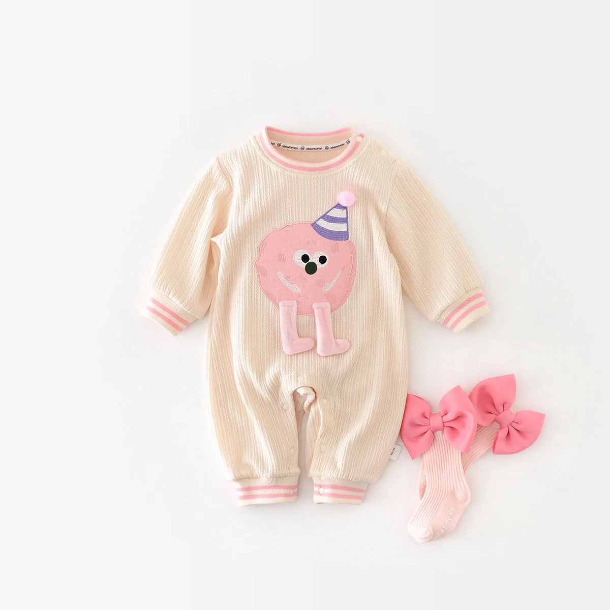 Spring-Unisex-Cartoon-Infant-Newborn-Baby-Rompers-Knit-Toddler-Baby ...