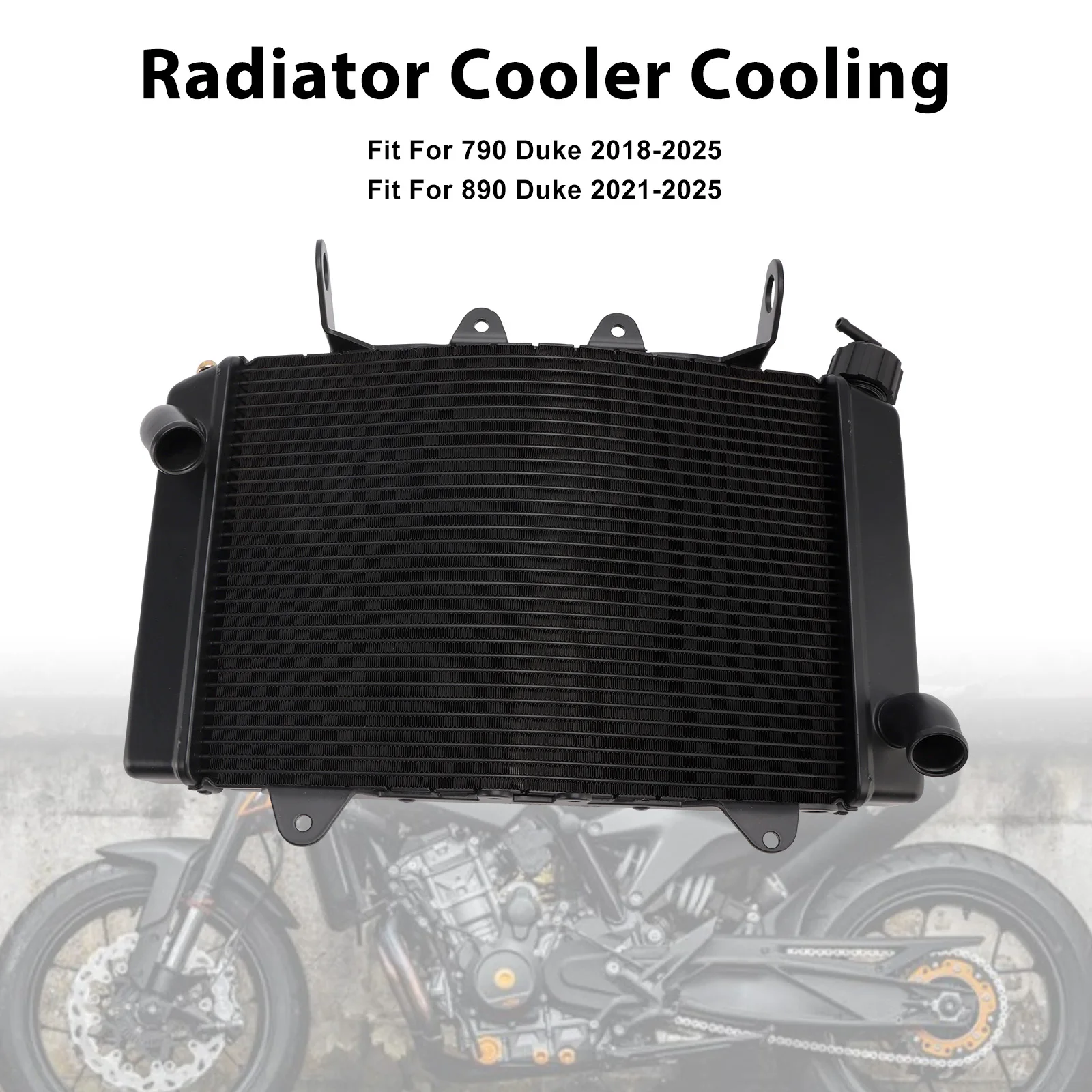 Topteng Radiator Cooling Engine Cooler Fit For 790 Duke 2018 2019 2020 ...