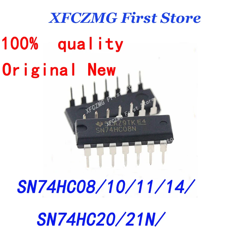 XFCZMG 10PCS/LOT 74HC series SN74HC08N/SN74HC10N/SN74HC11N/SN74HC14N ...