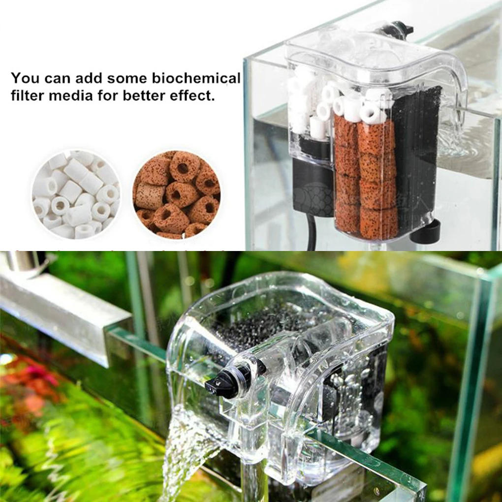 3-In-1-Hanging-External-Aquarium-Filter-Water-Oxygen-Circulation ...