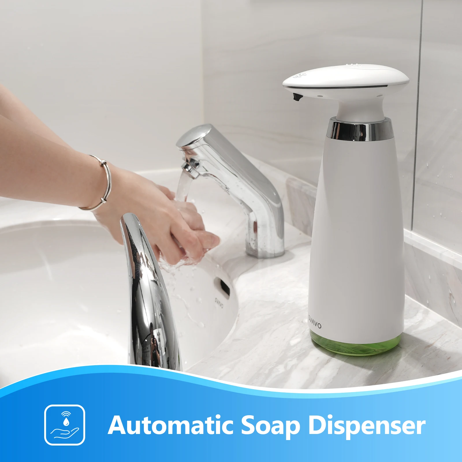 Automatic-Soap-Dispenser-Touchless-350ml-Battery-Operated-with ...