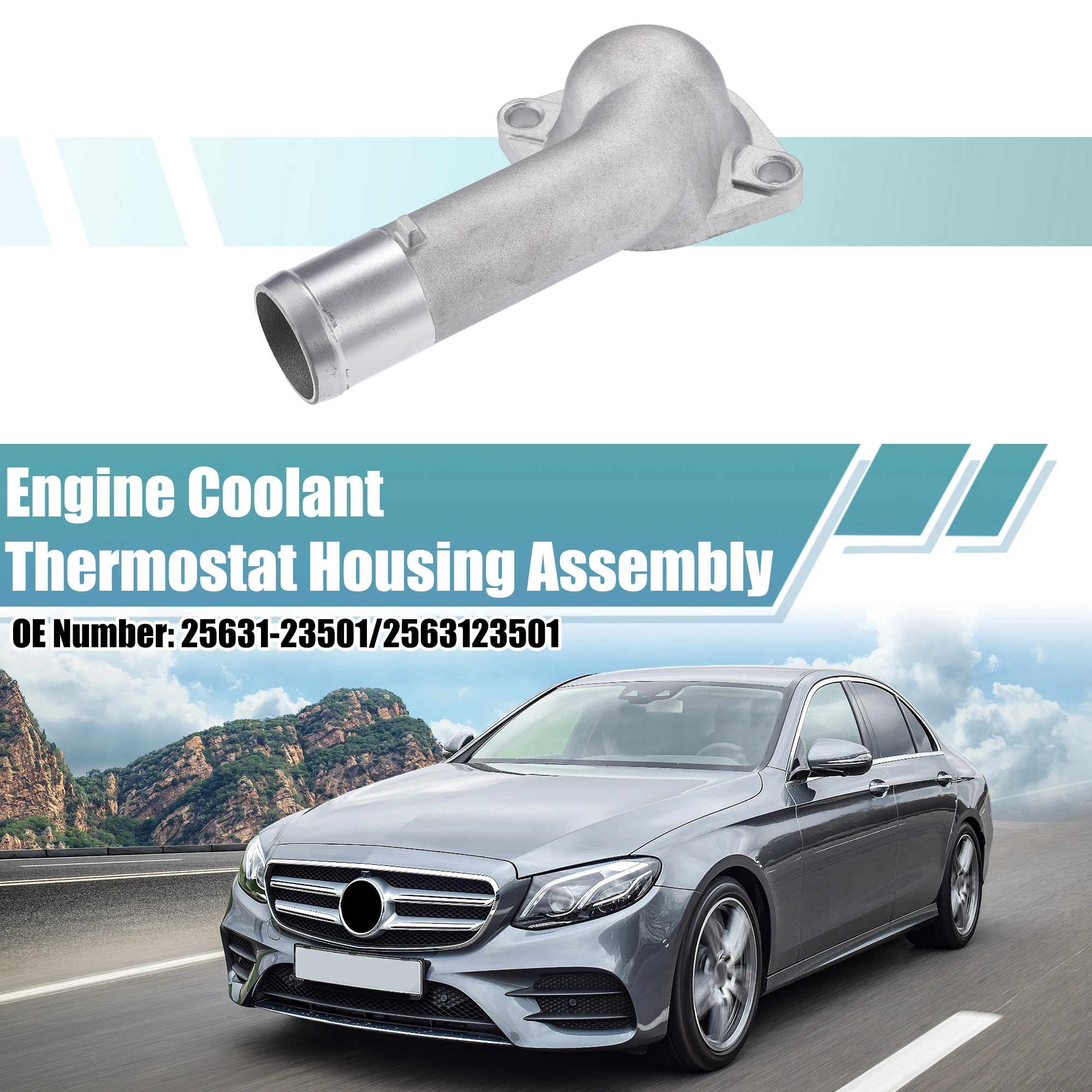X-Autohaux-Car-Engine-Coolant-Thermostat-Housing-Water-Inlet-Fitting ...