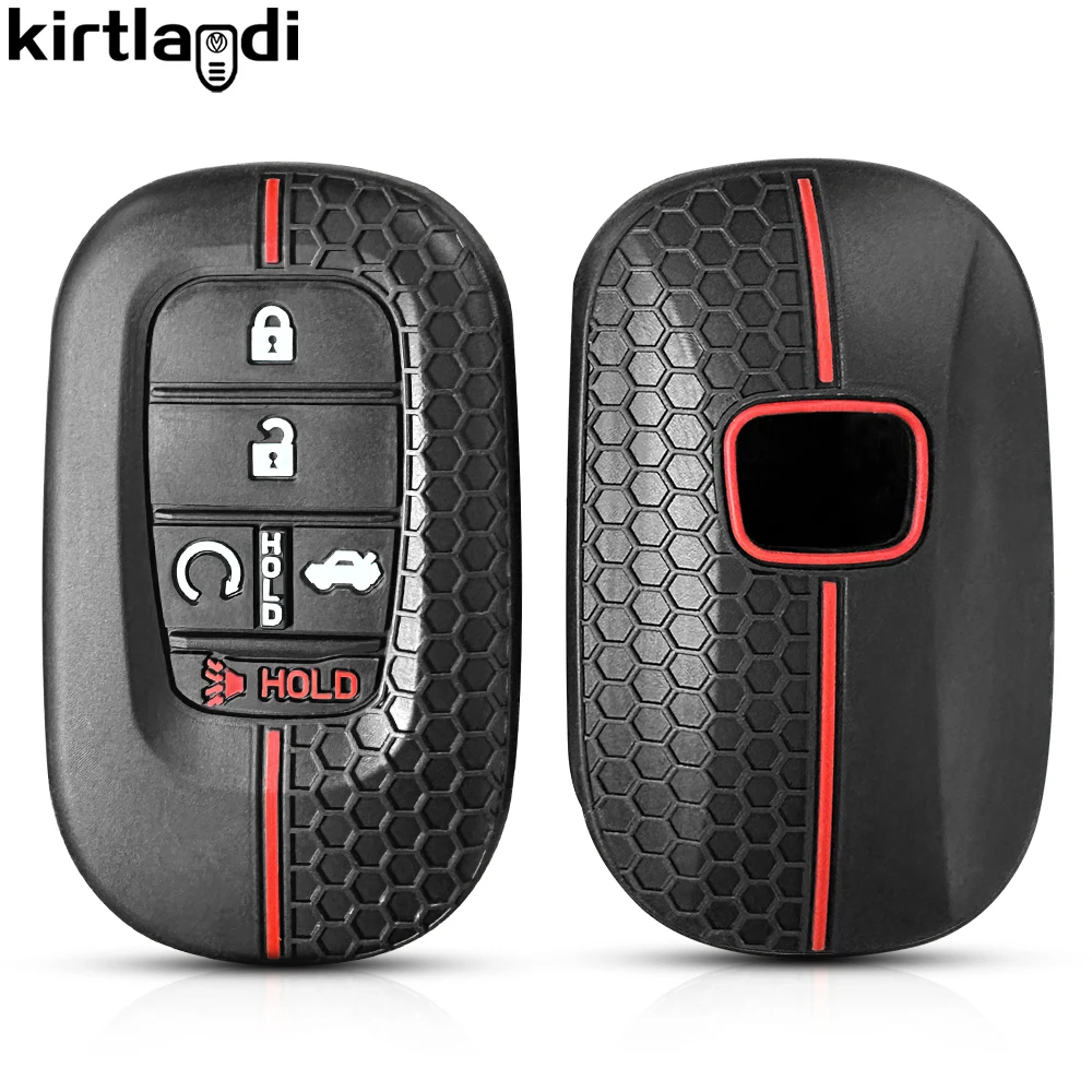 Silicone-Remote-Holder-Shell-Car-Key-Case-Accessories-For-Honda-Civic ...