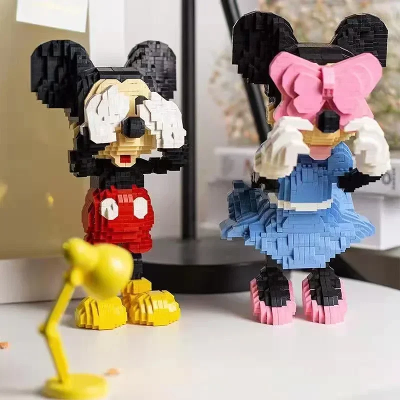 Blindfold-Mickey-and-Minne-Microparticle-BricksDIY-Mickey-Mouse ...