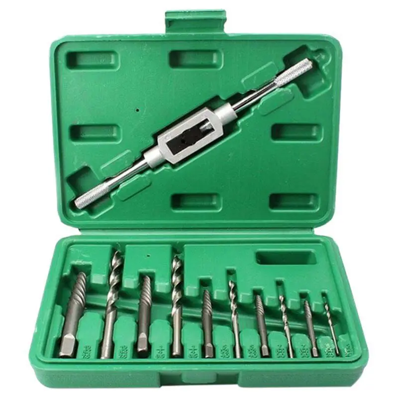 11PCS-Screw-Extractor-Metal-Drill-Bit-Damaged-Screws-Remover-Extractor ...