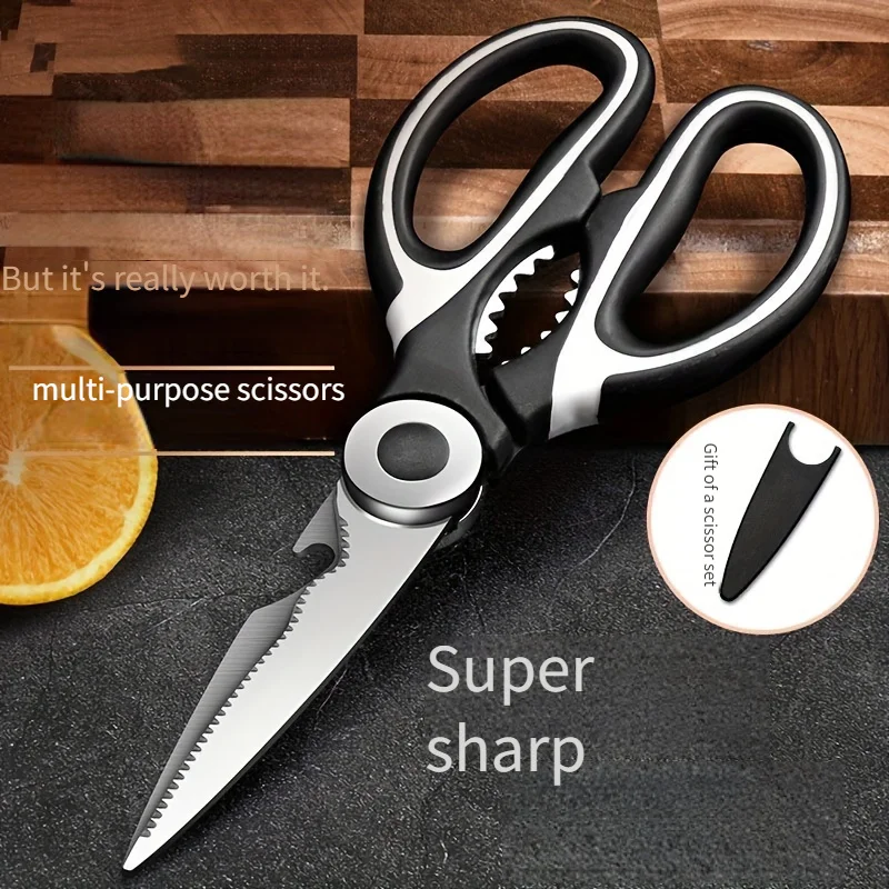 Multifunctional-kitchen-scissors-Household-fish-cutting-meat-scissors ...