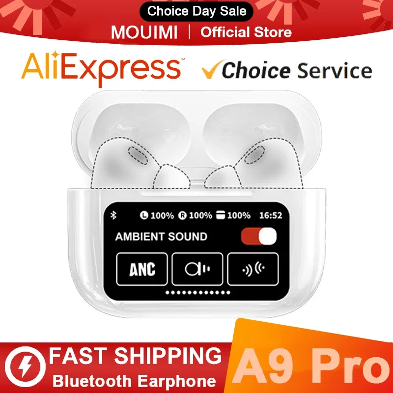 A9-Pro-Sem-Fio-Bluetooth-Fones-De-Ouvido-cancelamento-de-ru-do-Esporte ...