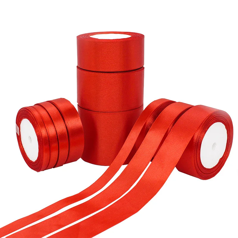 Big Red Polyester Festive Ribbons Wedding Party Happy Car Decoration ...