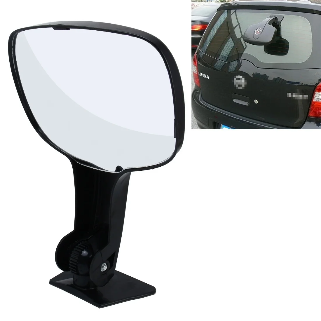 Car SUV Van Rear Window WIde-angle View Backup Auxiliary Mirror ...