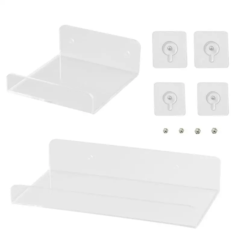 Camera Shelf Wall Mounted Security Camera Shelf Transparent Floating ...