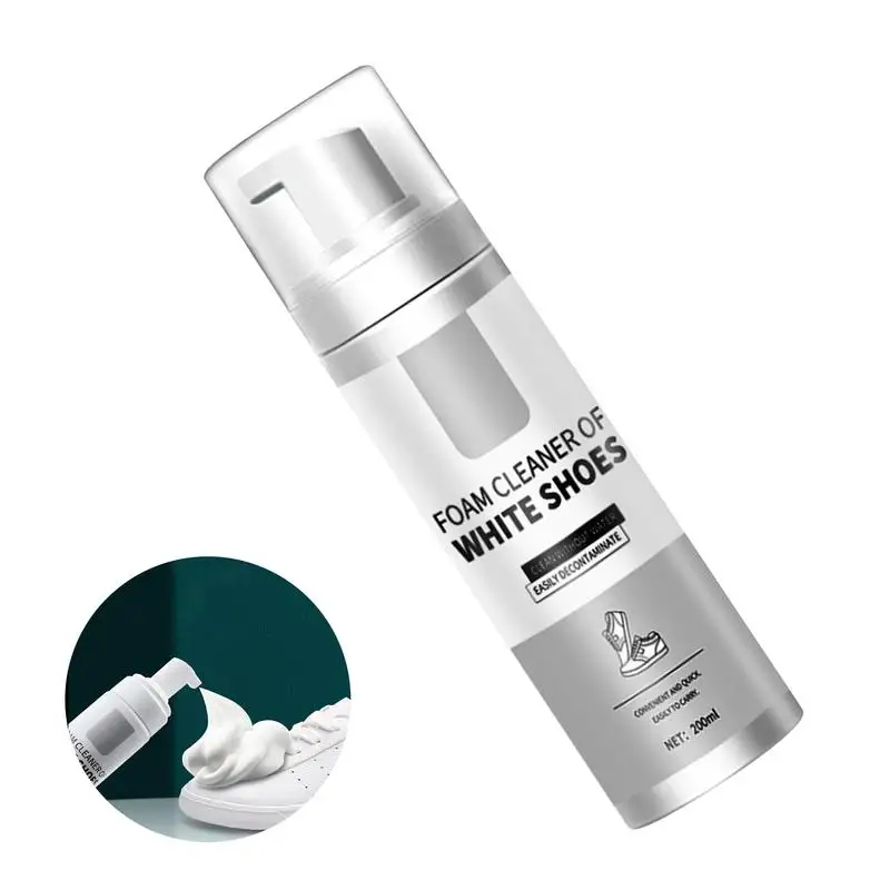 200ml-Shoe-Whitener-White-Shoe-Clearning-Foam-White-Shoes-Cleaner ...