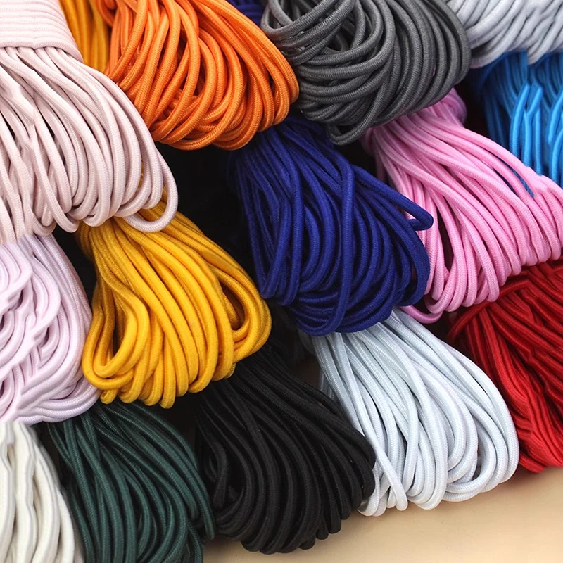 10/20Meters Meetee 2.5mm Colorful Elastic Rope for Sewing Round ...