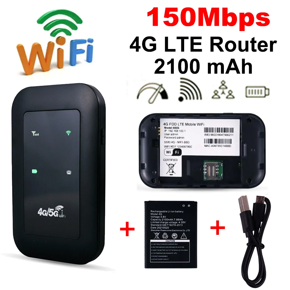 4G-LTE-Router-Pocket-150Mbps-WiFi-Repeater-Wireless-Mifi-Modem-SIM-Card ...
