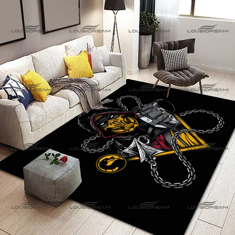 Square-Flannel-Fighting-Game-Pattern-Carpet-Mortal-Kombat-Character ...