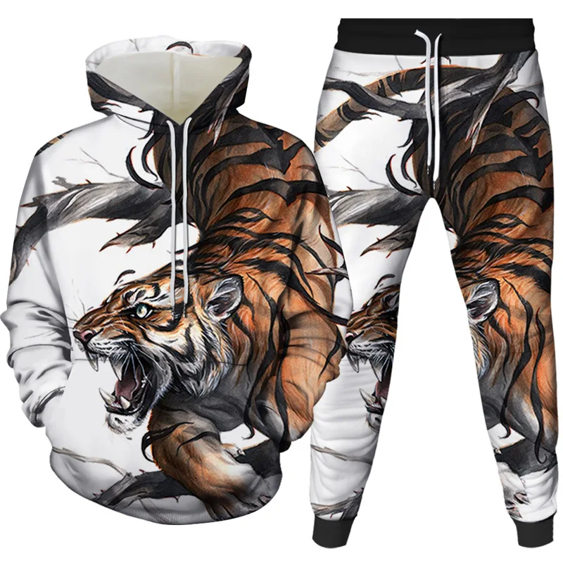 Tiger-Pattern-3D-Printed-Men-s-Animal-Tracksuit-Sets-Casual-Hoodie-And ...