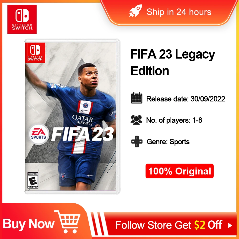 Fifa 23 Legacy Edition Nintendo Switch Physical Game Cassette Support 1 ...