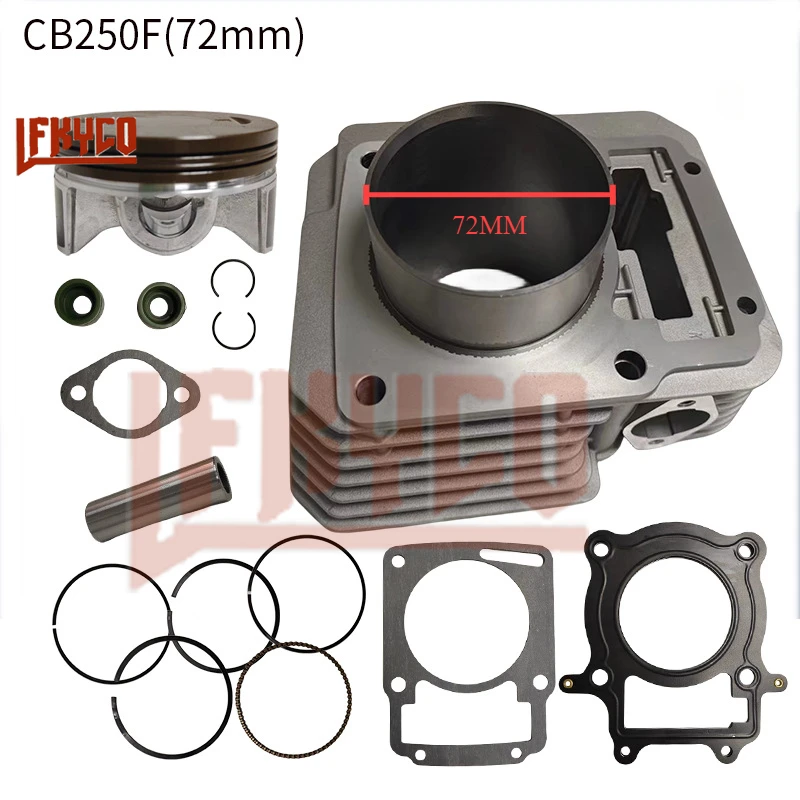 72mm-Motorcycle-Cylinder-Engine-Part-for-ZongShen-CB-250f-Kayo-CPS-250 ...