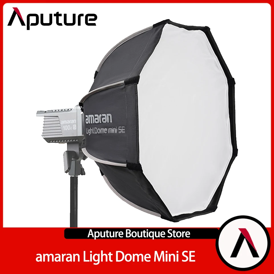 Aputure-Amaran-Light-Dome-Mini-SE-Quick-Setup-Compact-Octagonal-Deep-Parabolic-Softbox-with ...