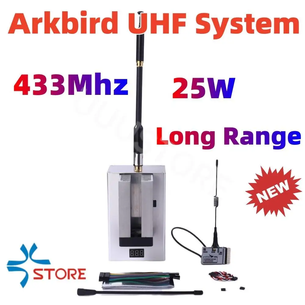 Long-Range-25W-433Mhz-10CH-Arkbird-UHF-System-Remote-Range-Extension ...