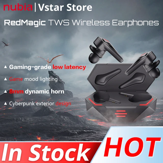 Original RedMagic TWS Wireless Bluetooth Gaming Earphones Nubia ...