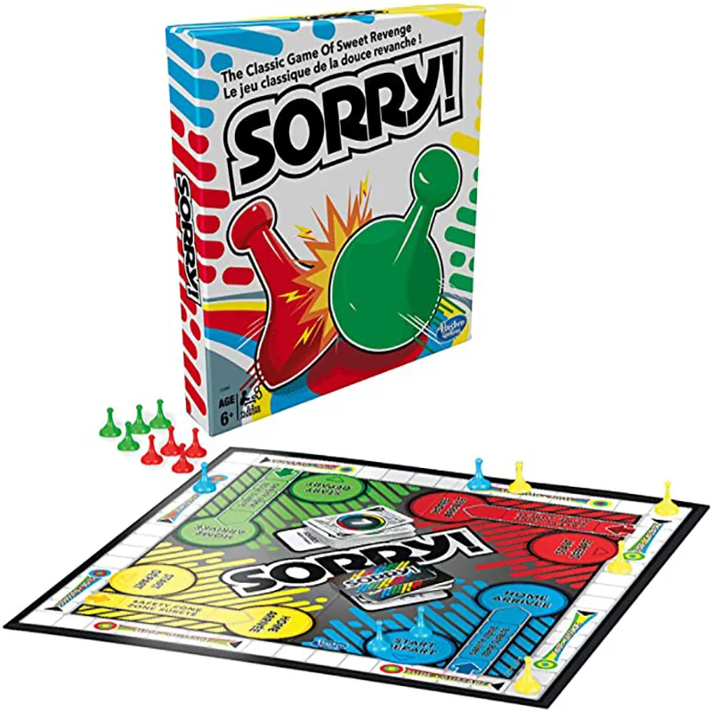 Original Sorry Game Cards