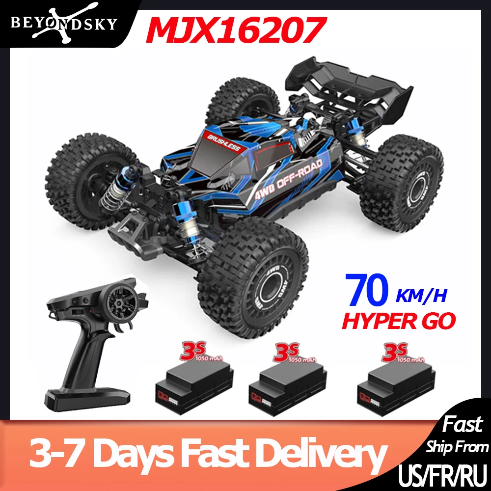 HYPER-GO-MJX16207-16208-1-16-RC-Car-Brushless-2-4G-4WD-Racing-Car ...