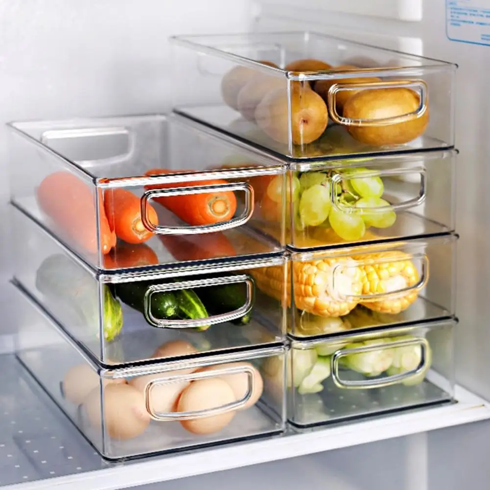 Storage Bins Refrigerator Organizer Bins Thicker High Visibility ...