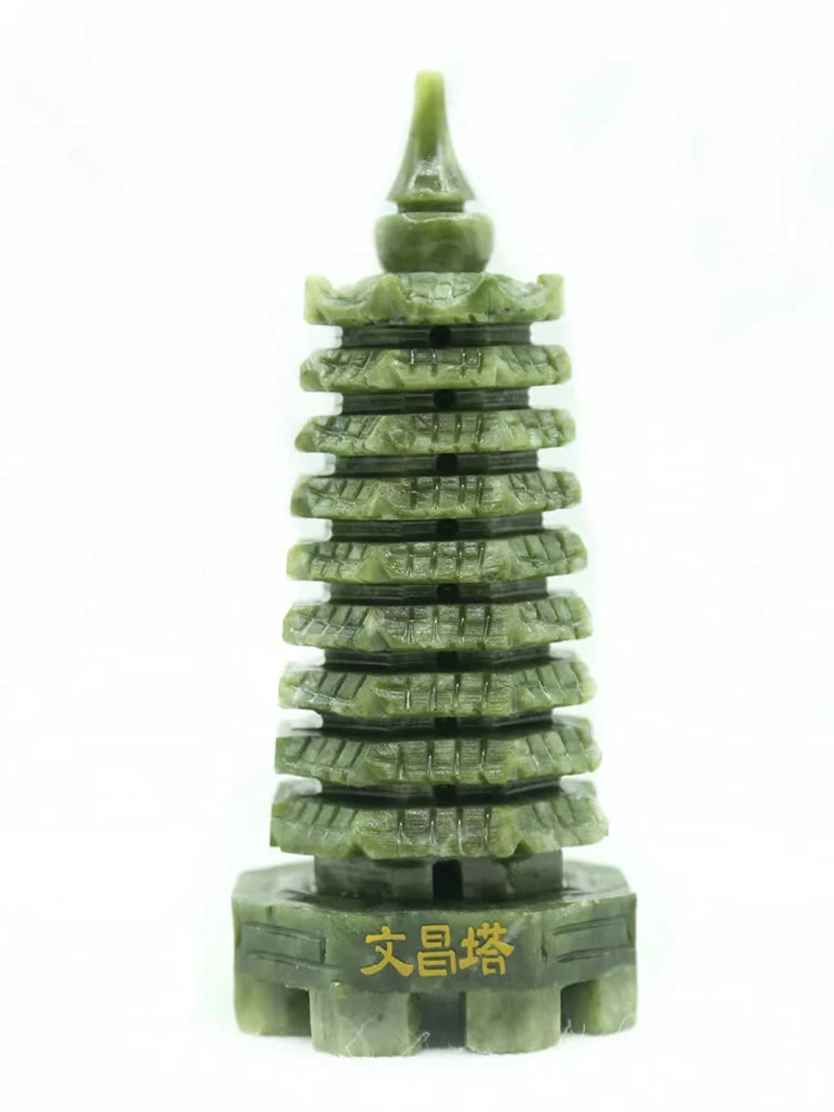 Decoration Ornaments | Ornament Home Jade | Jade Ornament Room | Pagoda ...