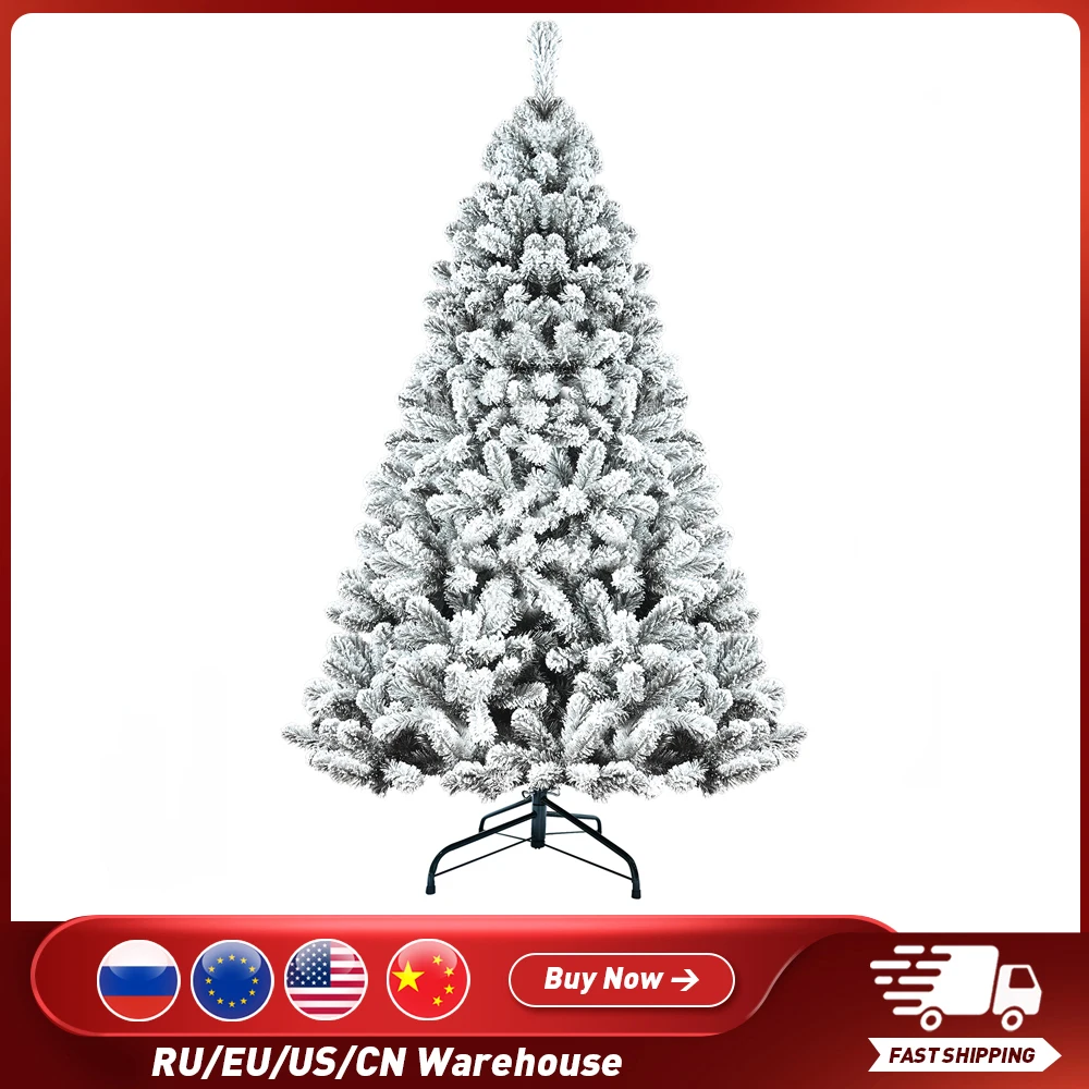 4-5-6-7-7-5-8FT-Flocked-Christmas-Tree-Assembly-1910-Branch-Tips ...