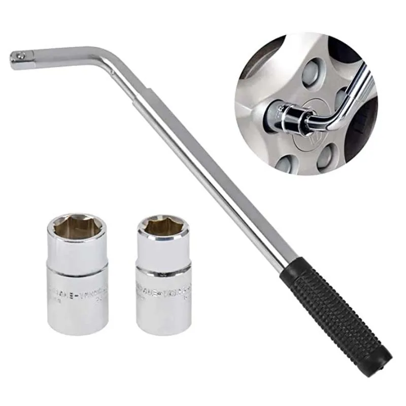 Telescoping-Lug-Wrench-Spanner-Lug-Wheel-Wrench-with-Sockets-Wrench-Car ...
