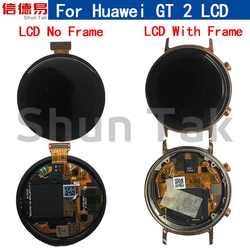 Original For Huawei Watch Gt2 Gt 2 Lcd Display Touch Screen Digitizer ...