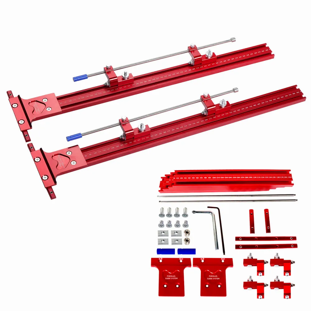 Woodworking-Parallel-Guide-Rail-System-Aluminum-Alloy-T-Track-for-Track ...