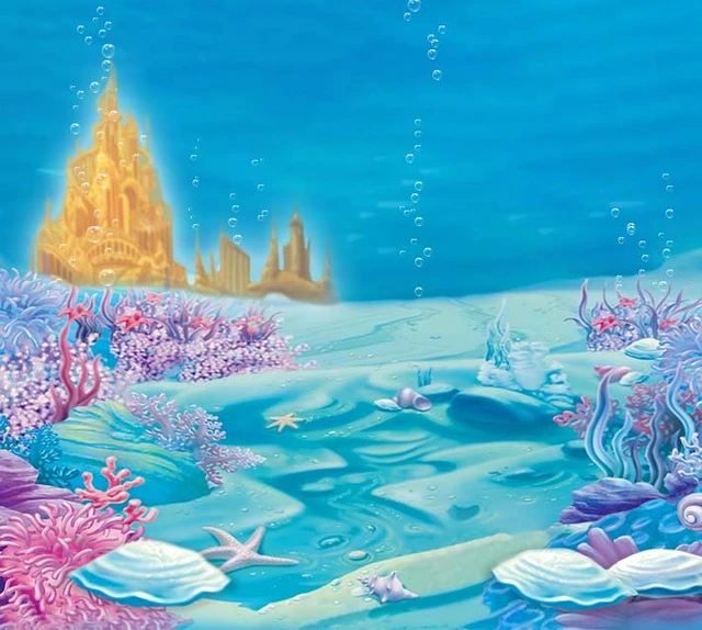 Little Mermaid Castle Wallpaper