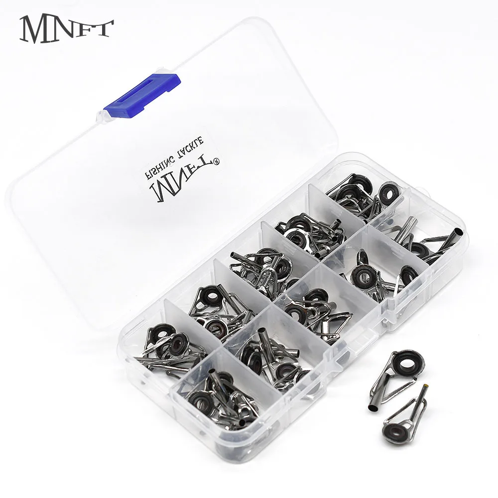 MNFT-80PCS-Fishing-Rod-Tip-Eyes-Repair-Kit-Stainless-Steel-Ceramic-Ring ...