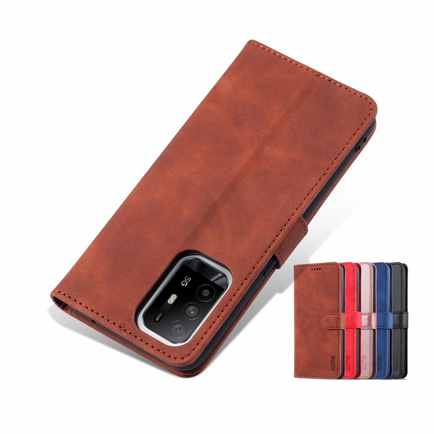 High Quality Flip Cover Fitted Case for OPPO A94 5G A95 5G Pu Leather ...