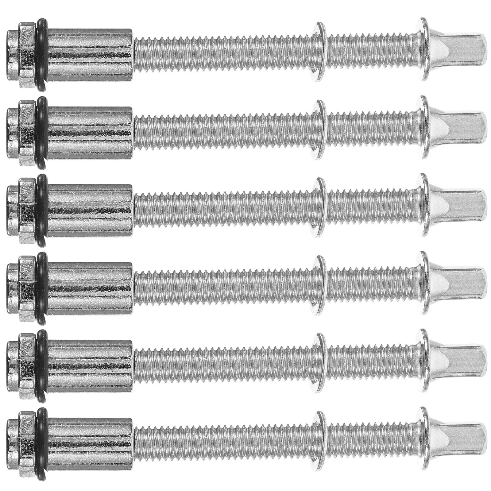 6-Pcs-Jazz-Drum-Rodss-Rods-Bolts-Fittings-Screws-Snare-Tight-Tension ...