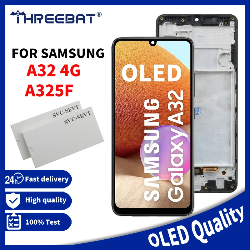 10pcs/lot NEW OLED Display for Samsung Galaxy A32 4G A325 A325F SM ...